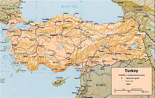 Turkiye Haritasi