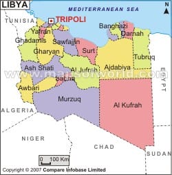 libya-map | Yerbilgisi