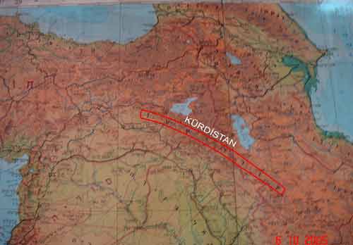 israil-basin-burosunda-kurdistan-haritasi | Yerbilgisi