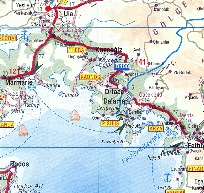 ölüdeniz harita - İller Haritası - Yerbilgisi